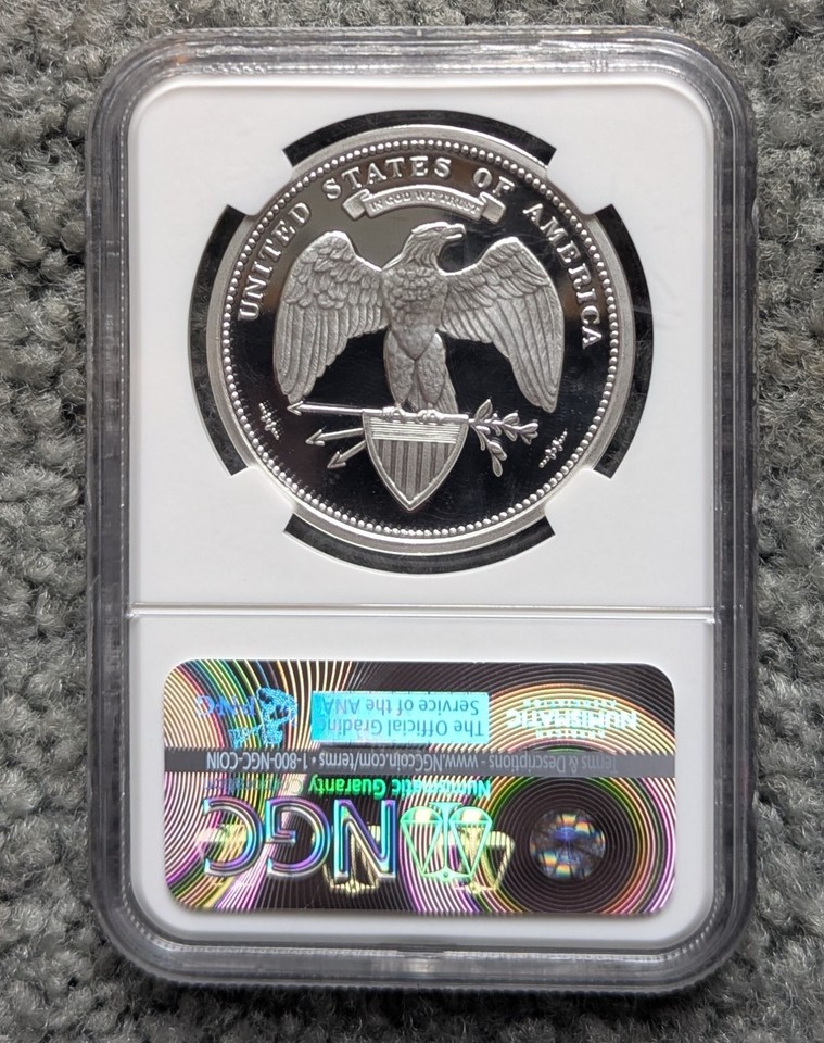 2015 George T Morgan 1876 $100 Union Proof Silver Ultra Cameo Proof 1 ...