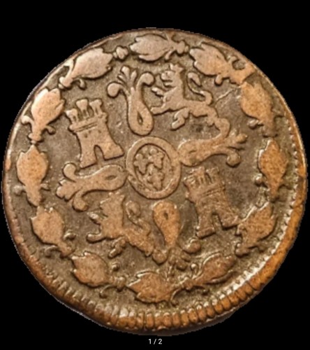 1804 SPAIN 8 Maravedis - Copper - Carlos IV | eBay