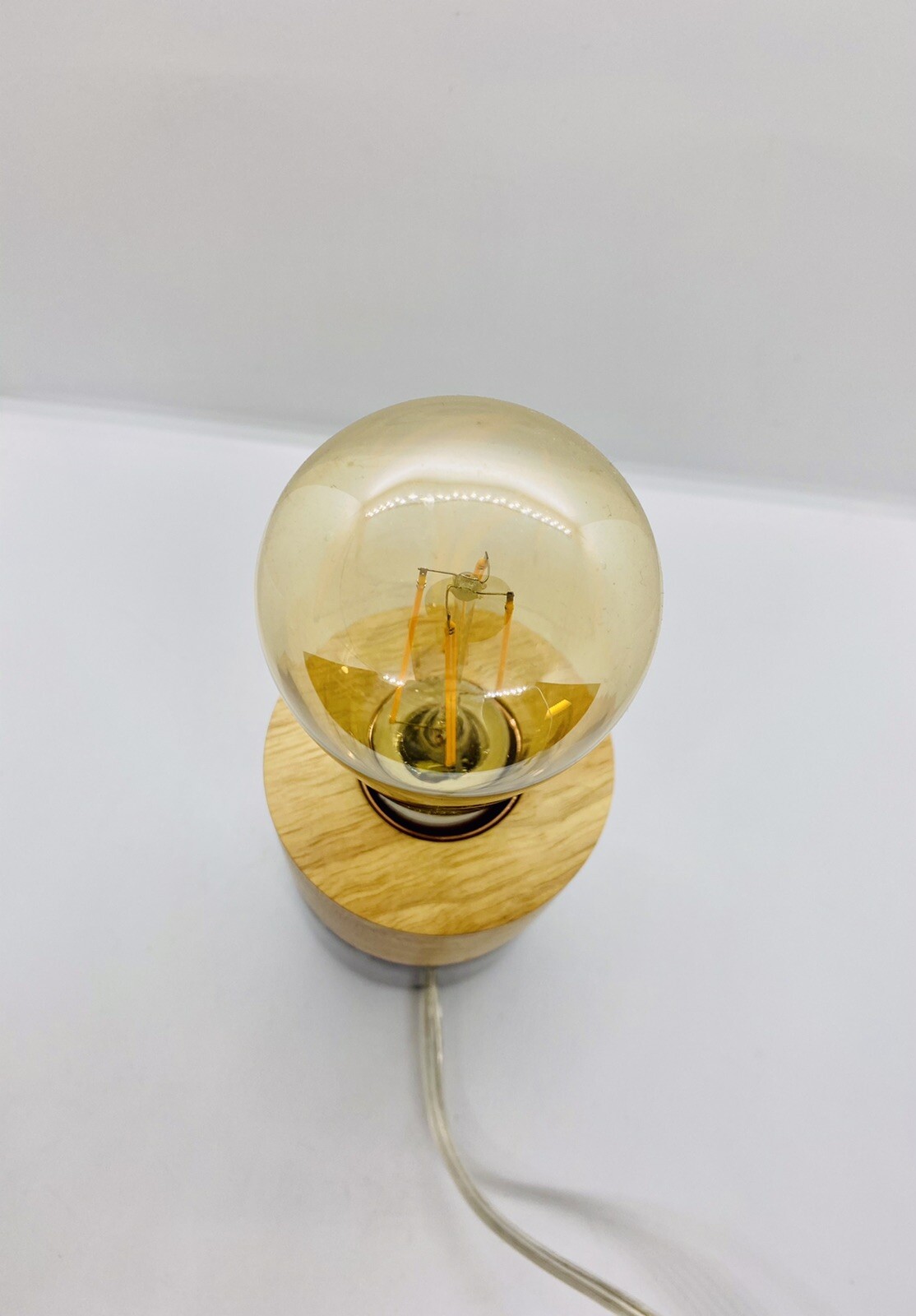 Intertek Hextra Globe Lamp Brass Marble Cylinder Base Desk/Table Light ...