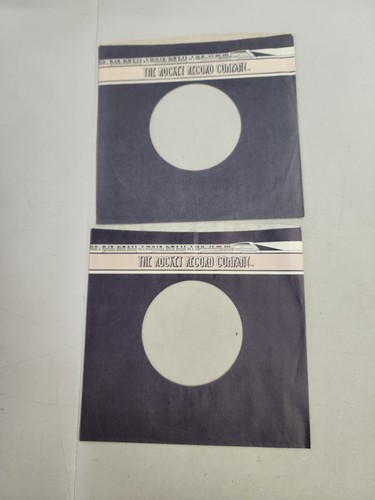 45 RPM 7" RECORD SLEEVES CO. SLEEVE 2 PACK SEE PHOTOS - Rocket (SLV96 ...