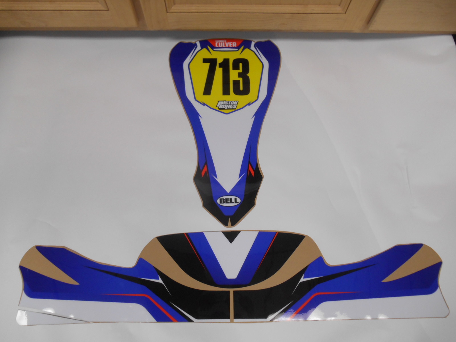 MK14 MK 14 BODY WORK FAIRINGS BUMPER CADET BENIK GO-KART GO KART DECALS ...