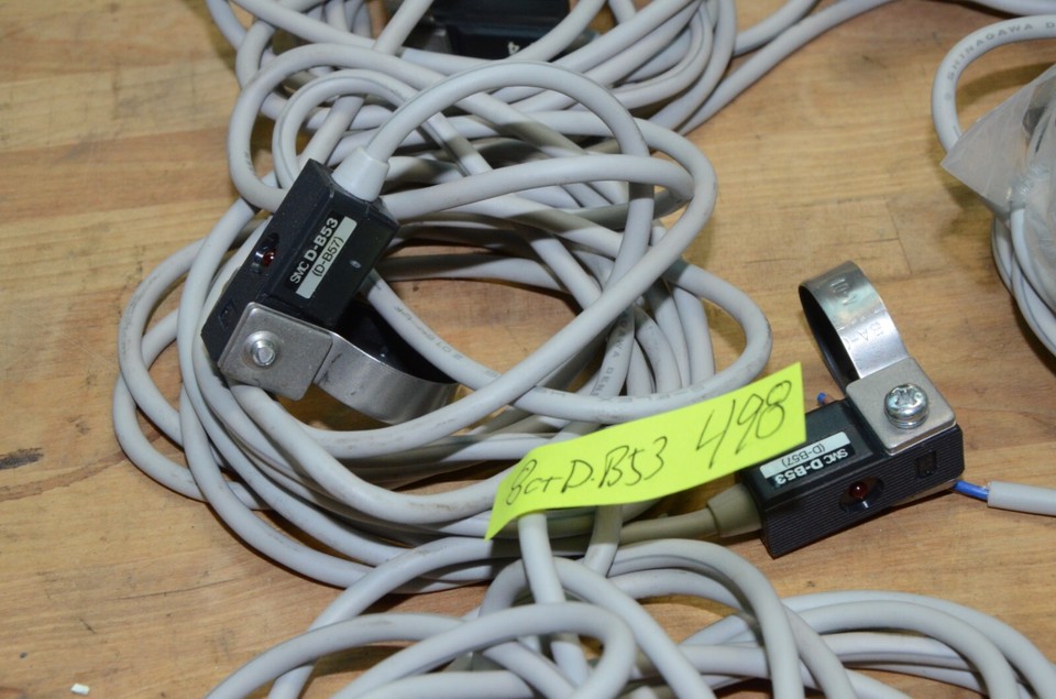 SMC D-B53 D-B57 Sensors 10 Foot Long Cable Lot of 8 New Open Box Parts ...