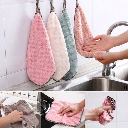 Kitchen Dish Towel Daily Dish Cloth Rag Kitchen Cleaning Tools Free ...