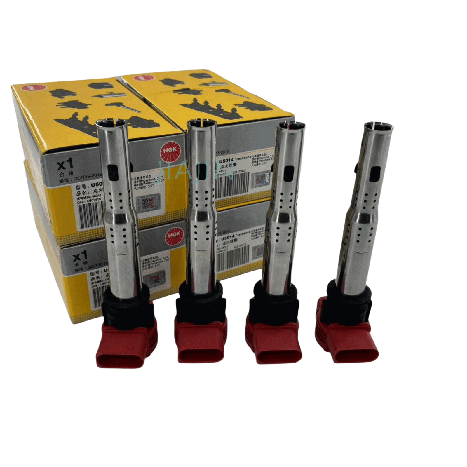 Set Of 4 NGK Ignition Coils Fit For VW Golf AUDI A4 Q5 TT 2.0T U5014 ...