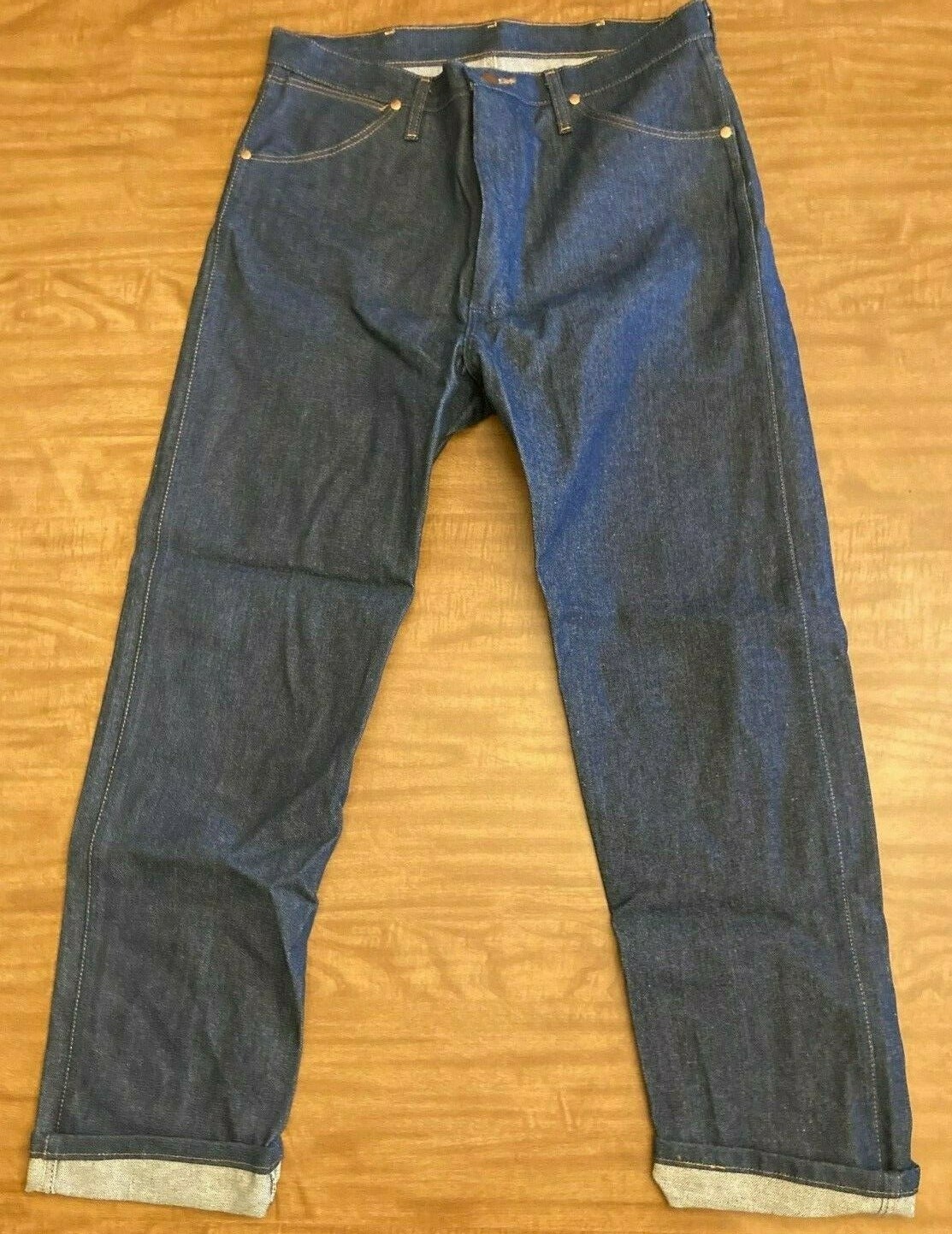 Vintage Wrangler Cowboy Raw Denim Jeans Pants 35 x 30… - Gem