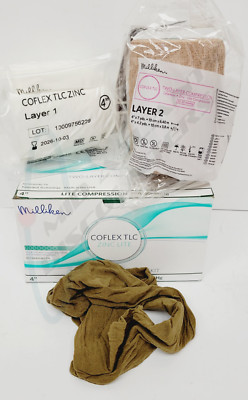 Milliken CoFlex TLC Zinc Two-Layer Kit Standard, Lite Compression Unna ...