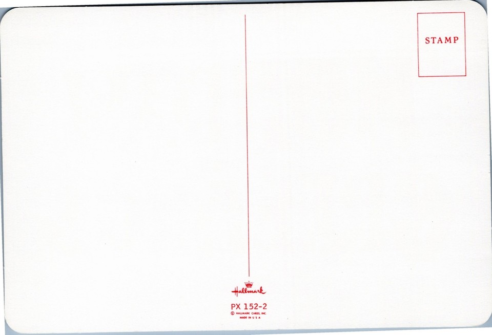postcard Holiday Greetings - Hallmark PX152-2 | eBay