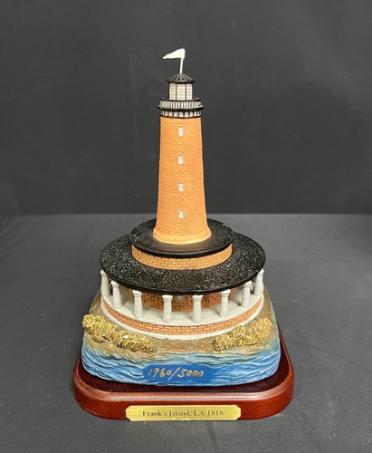 2001 Lefton's Historic American Lighthouse Lost Lights Frank's Island ...