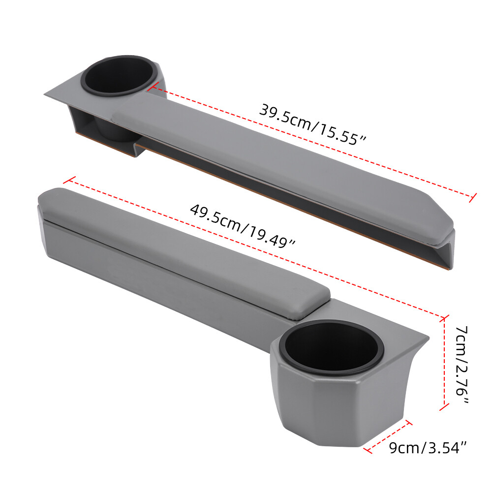 2PC R&L Door Armrest Cup Holder For Land Cruiser 70 Series LC70 76 79 ...