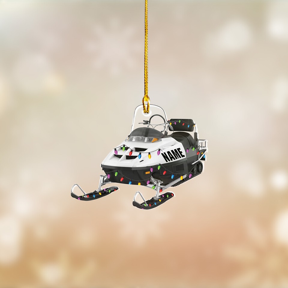 Snowmobile Rider Christmas Ornament Snowmobile Rider Ornament Gift | eBay
