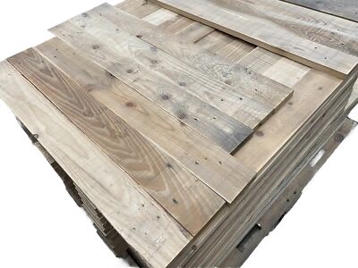 1m2 Reclaimed Pallet Wood | Sanded | Wall Cladding |Aged Weathered ...