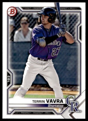 2021 Bowman Prospects Terrin Vavra Colorado Rockies #BP-100 | eBay