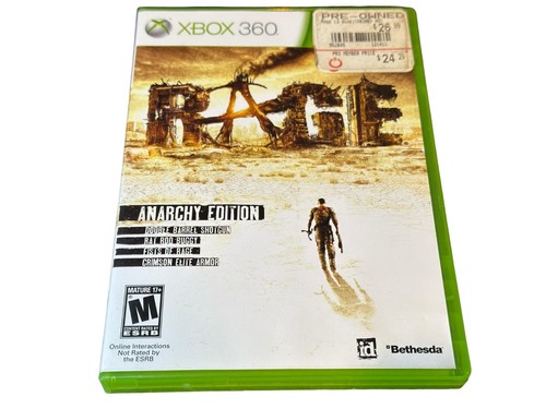 Rage -- 3 Disc Anarchy Edition (Microsoft Xbox 360, 2011) | eBay