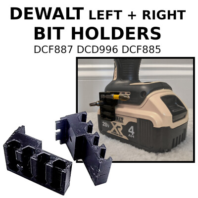 L/R Bit Holder for Dewalt Drill Impact Driver DCF887 DCD996 DCF885 ...