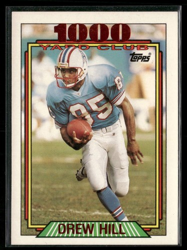 Drew Hill 1992 Topps #8a 1* 1000 Yard Club Houston Oilers | eBay