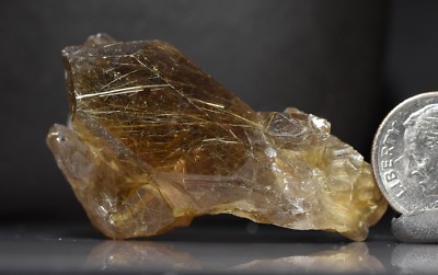 Rutilated Quartz golden yellow Rutile crystal with hematite Bahia ...