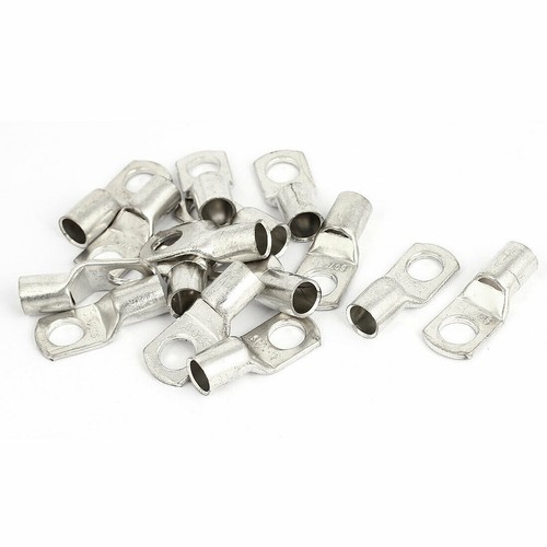 15pcs 2/0 AWG x 1/2" Tinned Copper Lug Battery Cable Connector Terminal ...
