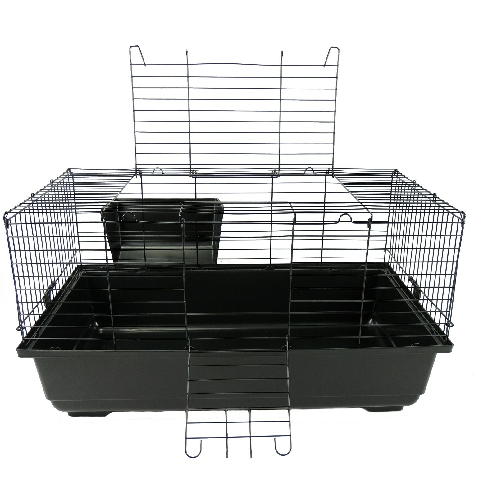Rabbit Cages Indoor 80 100 120 cm Single Double Triple Tier With Stand ...