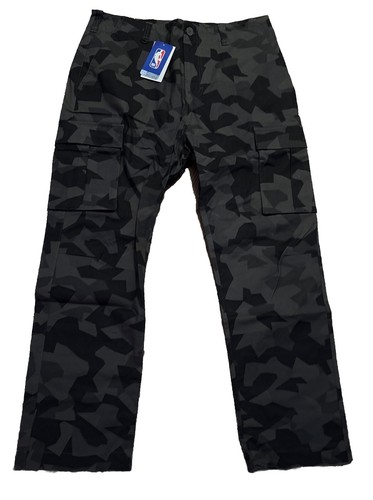 Nike NBA Team 31 Courtside Cargo Pants DN4792-254 Gray Camo Size 40 for ...