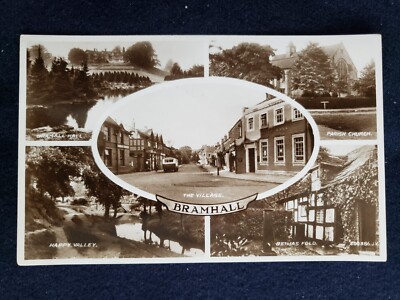Bramhall Manchester England UK Multi-View RPPC Real Photo Postcard | eBay