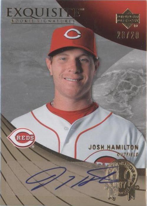 2007 Upper Deck Exquisite Rookie Signatures - All Rookie Team Josh ...