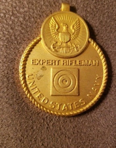 U.S. Military United States Navy Expert RIFLEMAN Medal Award | eBay