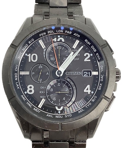 CITIZEN Attesa Titanium Direct Flight Eco-Drive H800-T023975 Watch 9144 ...