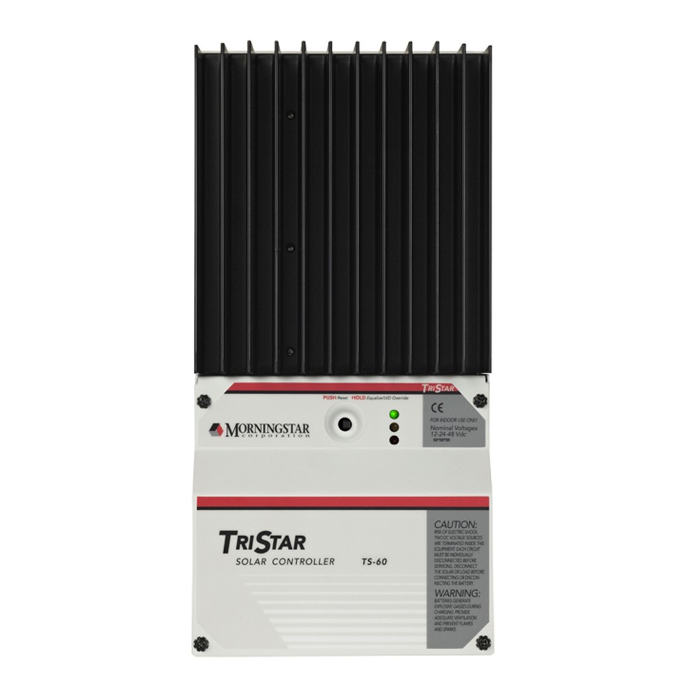 Morningstar TriStar 60A PWM solar charge controller for caravans, boats ...