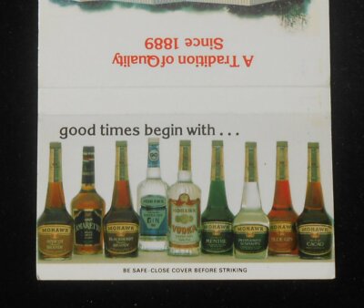 1970s Mohawk Cordials Since 1889 1965 Porter Good Times Begin Liquor ...