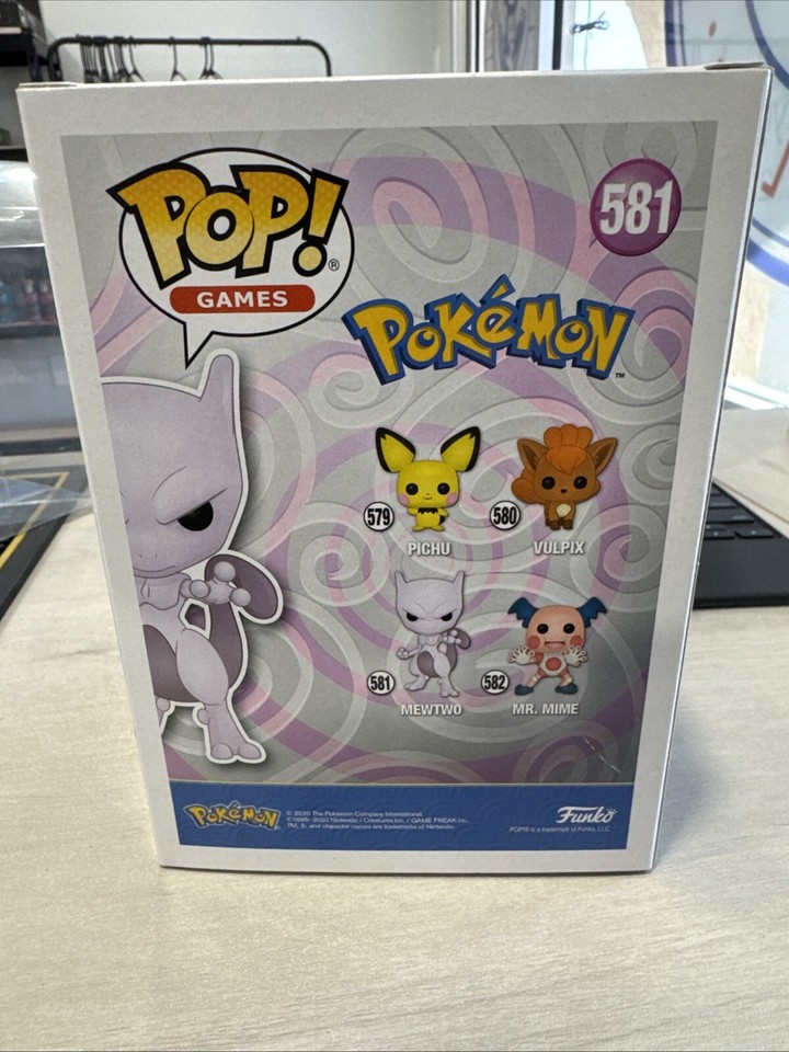 Mewtwo 581 Autographed Funko Pop Jay Goede AKA Philip Bartlett #40/50 ...