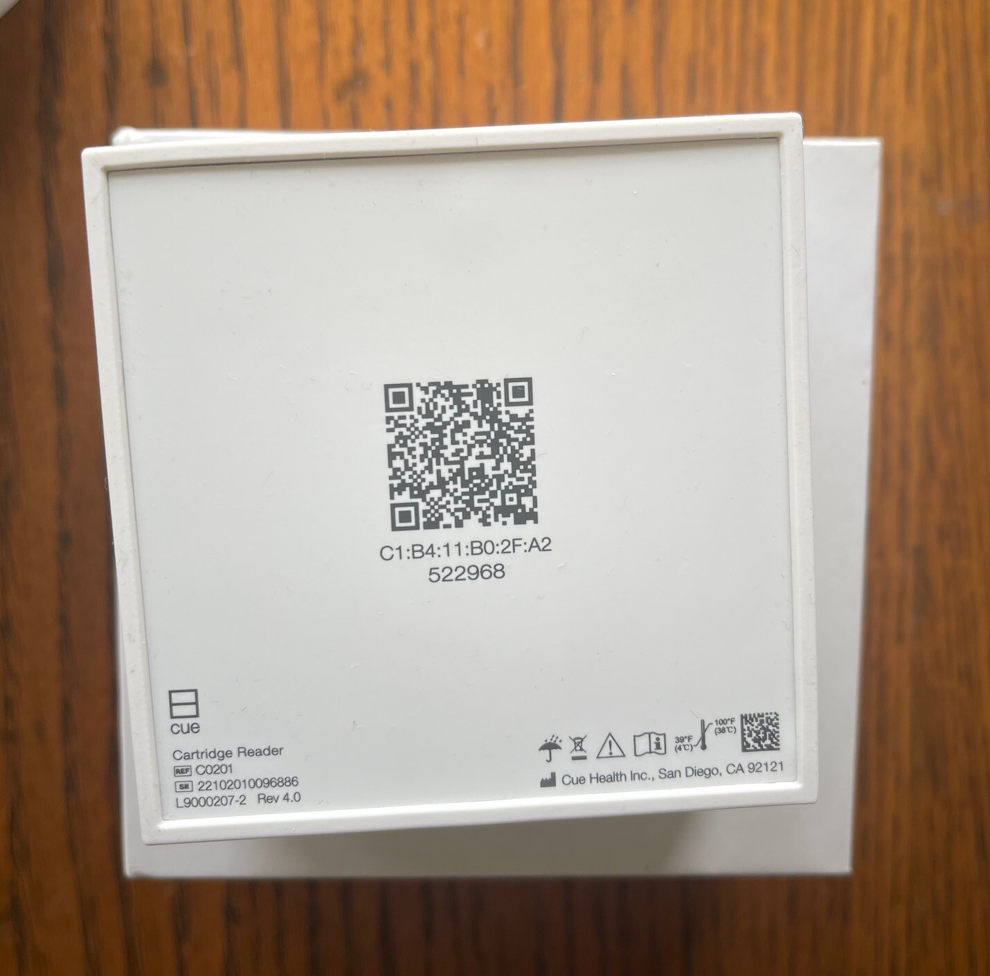 CUE C0201 Health Monitoring System - White REV4.0 Test kit Cartridge ...