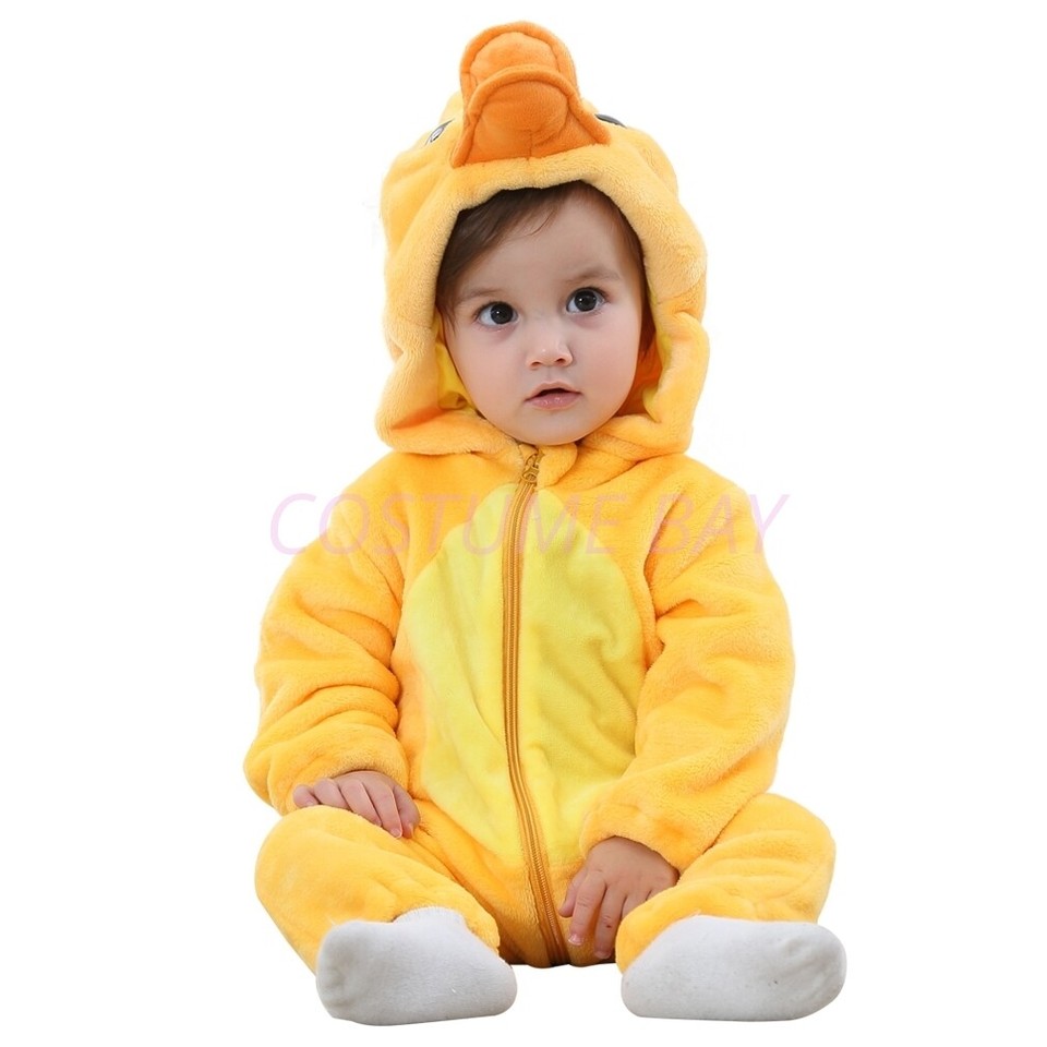 Kids Toddler Animal Kigurumi Baby Monkey Dinosaur Onesie Jumpsuit ...