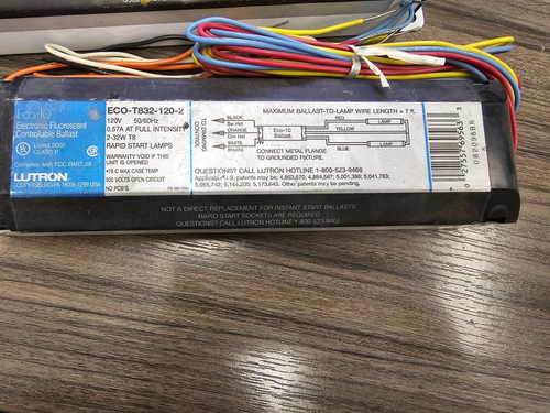 lutron eco-t832-1200-2l lutron dimming ballast | eBay
