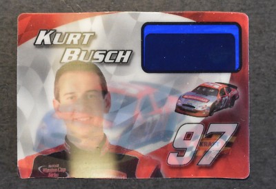 2003 Postoken Postopia Kraft Kurt Busch Racing Hologram insert NNO | eBay
