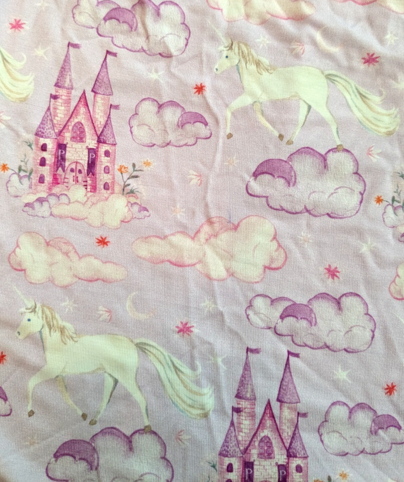 NWT Posh Peanut Lilith Pink Purple Princess Castle Bow Babydoll Dress 7 ...