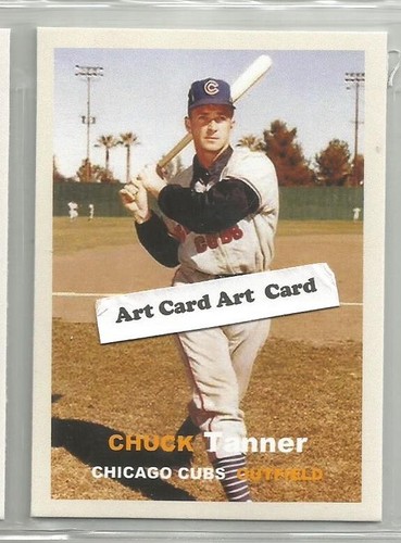 Chuck Tanner Chicago Cubs 2022 Baseball Art Card | eBay