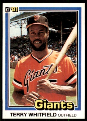 1981 Donruss Terry Whitfield San Francisco Giants #435 | eBay