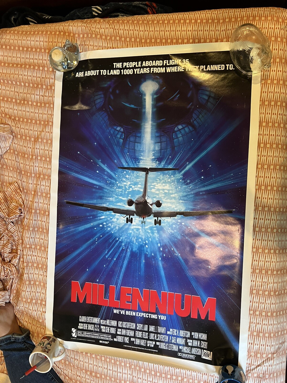 Millennium movie poster rolled 28x41 Kris Kristofferson Cheryl Ladd | eBay