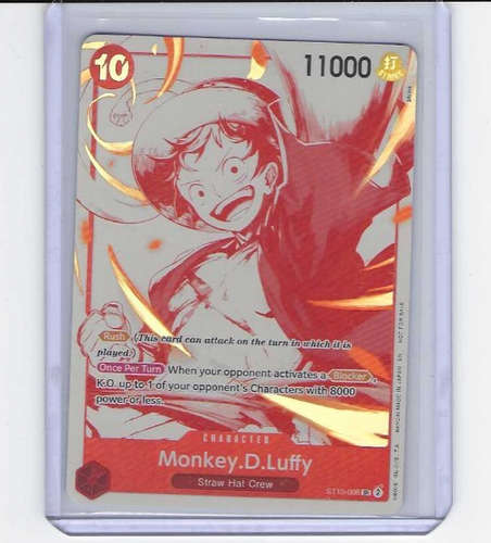 One Piece OP 13 Monkey.D.Luffy Promo ST10-006 | eBay
