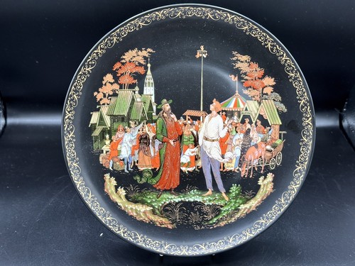 1989 Tianex Decorative Plate Bradex / Russian Folk Fairy Tale Legends ...