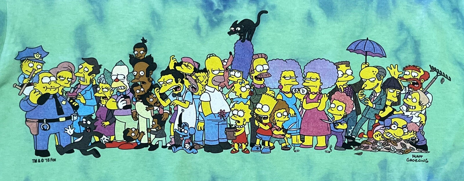 LIQUID BLUE • The Simpsons • Retro • tie dye • graphi… - Gem