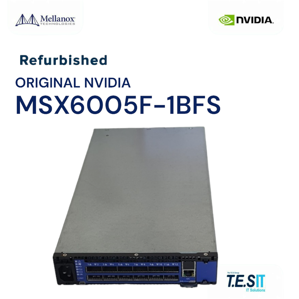 NVIDIA Mellanox® MSX6005F-1BFS SwitchX®-2 based FDR InfiniBand 1U ...