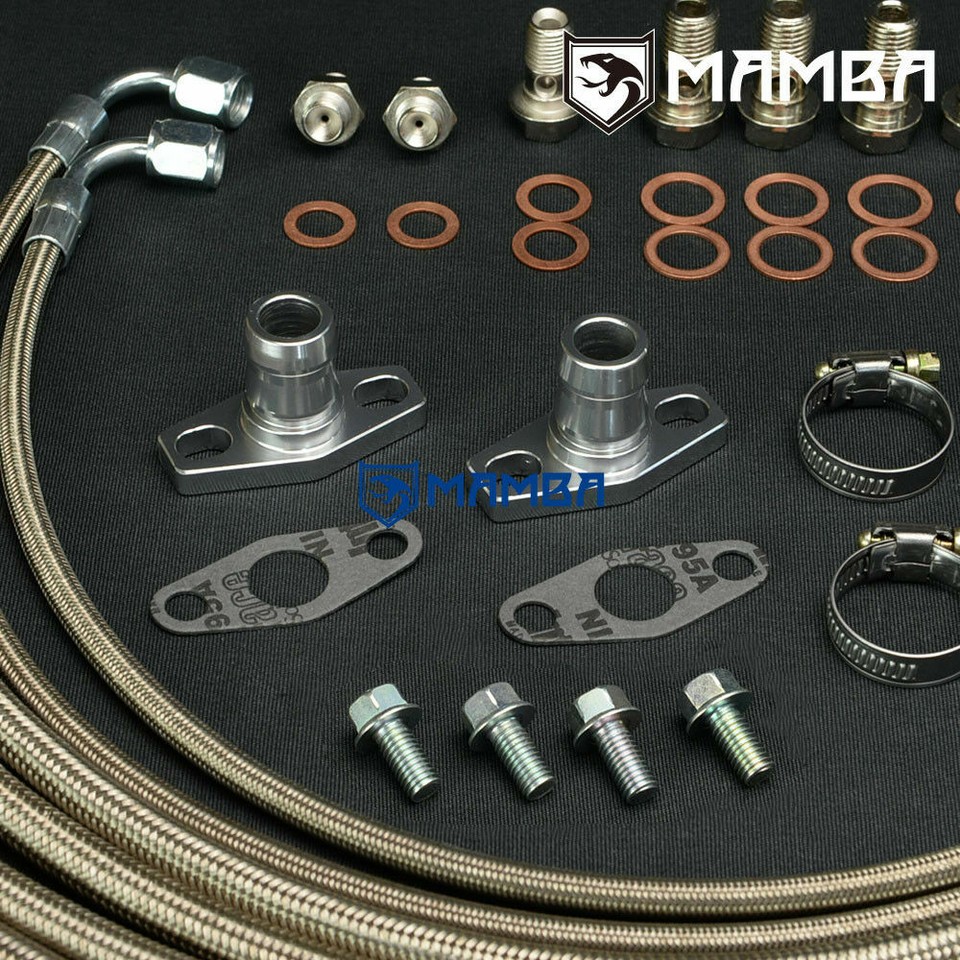 MAMBA Turbo Oil & Water Line Kit For NISSAN 300ZX Z32 VG30DETT with ...