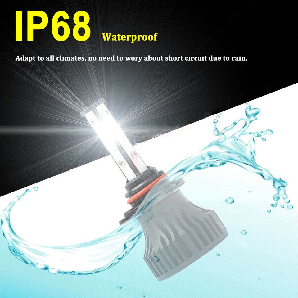 For 2006-2011 Honda Civic 2Dr Coupe 4x 6000K Led Headlight Conversion ...