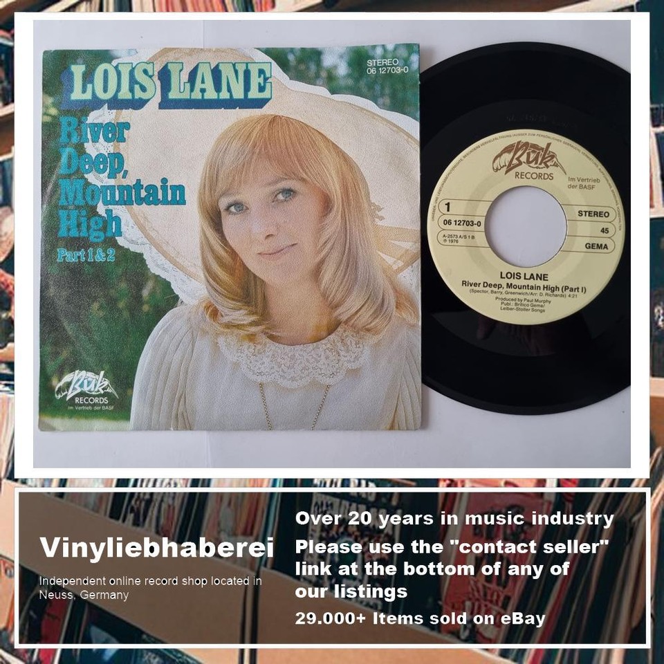 Lois Lane - River deep, mountain high (Part I) 7'' Vinyl Germany | eBay