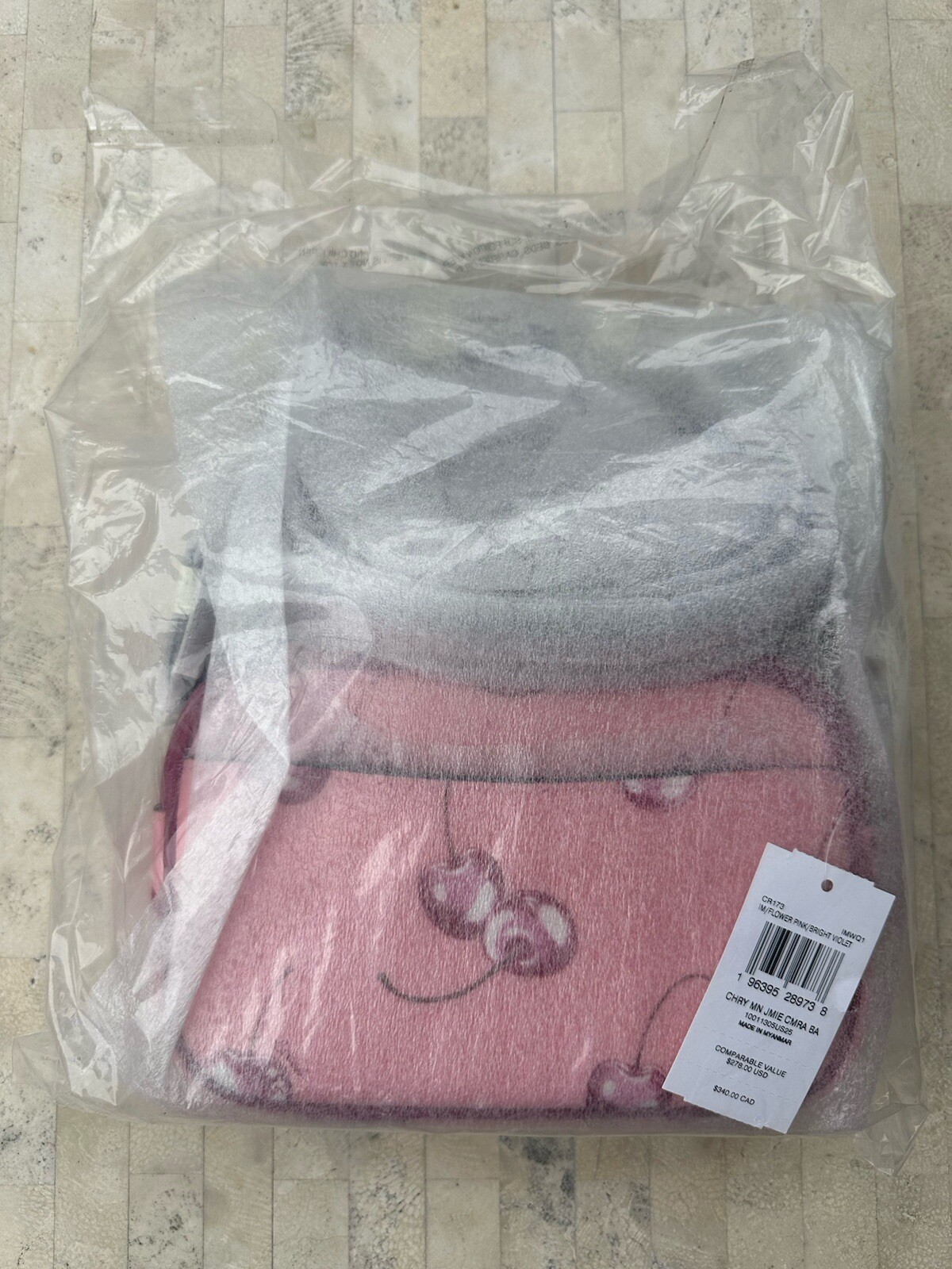 Coach Mini Jamie Camera Bag With Cherry Print Flower Pink CR173 | eBay