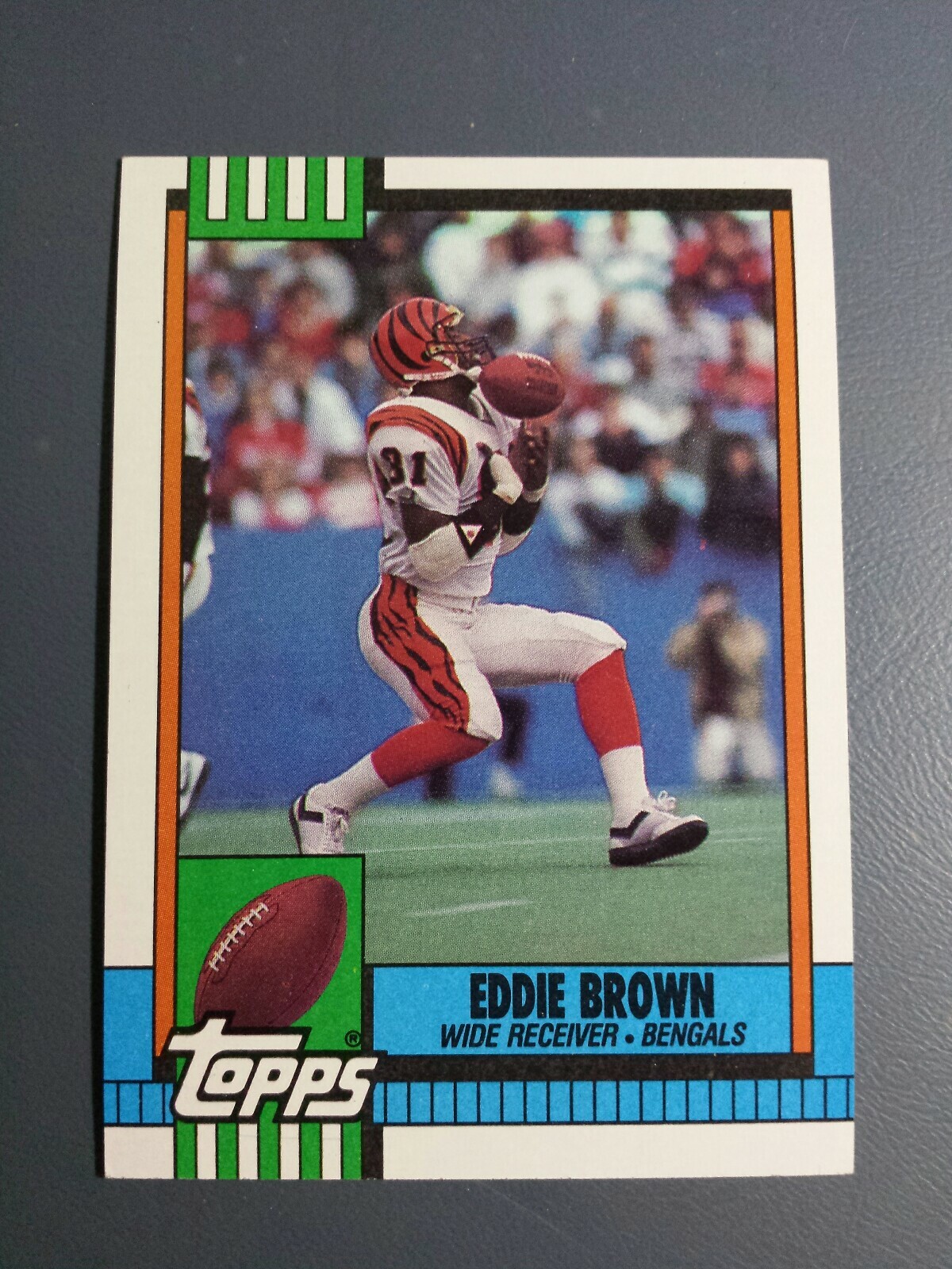 EDDIE BROWN 1990 TOPPS FOOTBALL Card # 272 C1953 | eBay