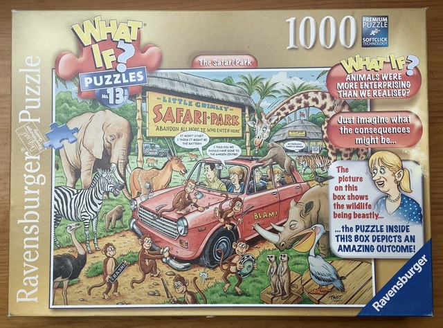 Ravensburger What If Puzzles Number 13 The Safari Park 1000 Jigsaw for ...