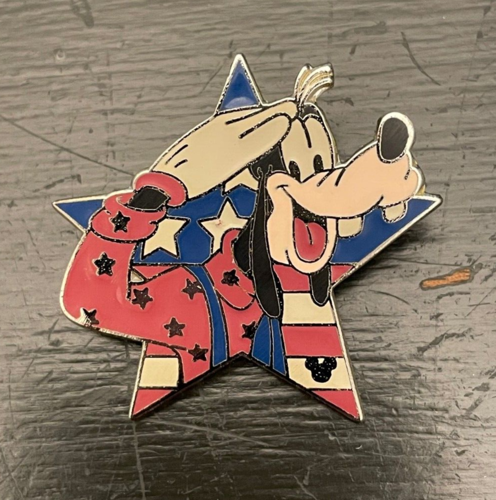 Disney 2008 Hidden Mickey Patriotic Star Salute Flag Goofy Pin # 62953 ...