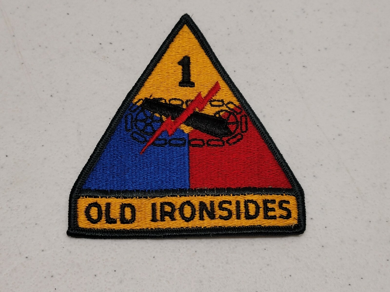 Old Ironsides Embroidered Patch US Army 1st Armored Division Tank Armor Military | eBay